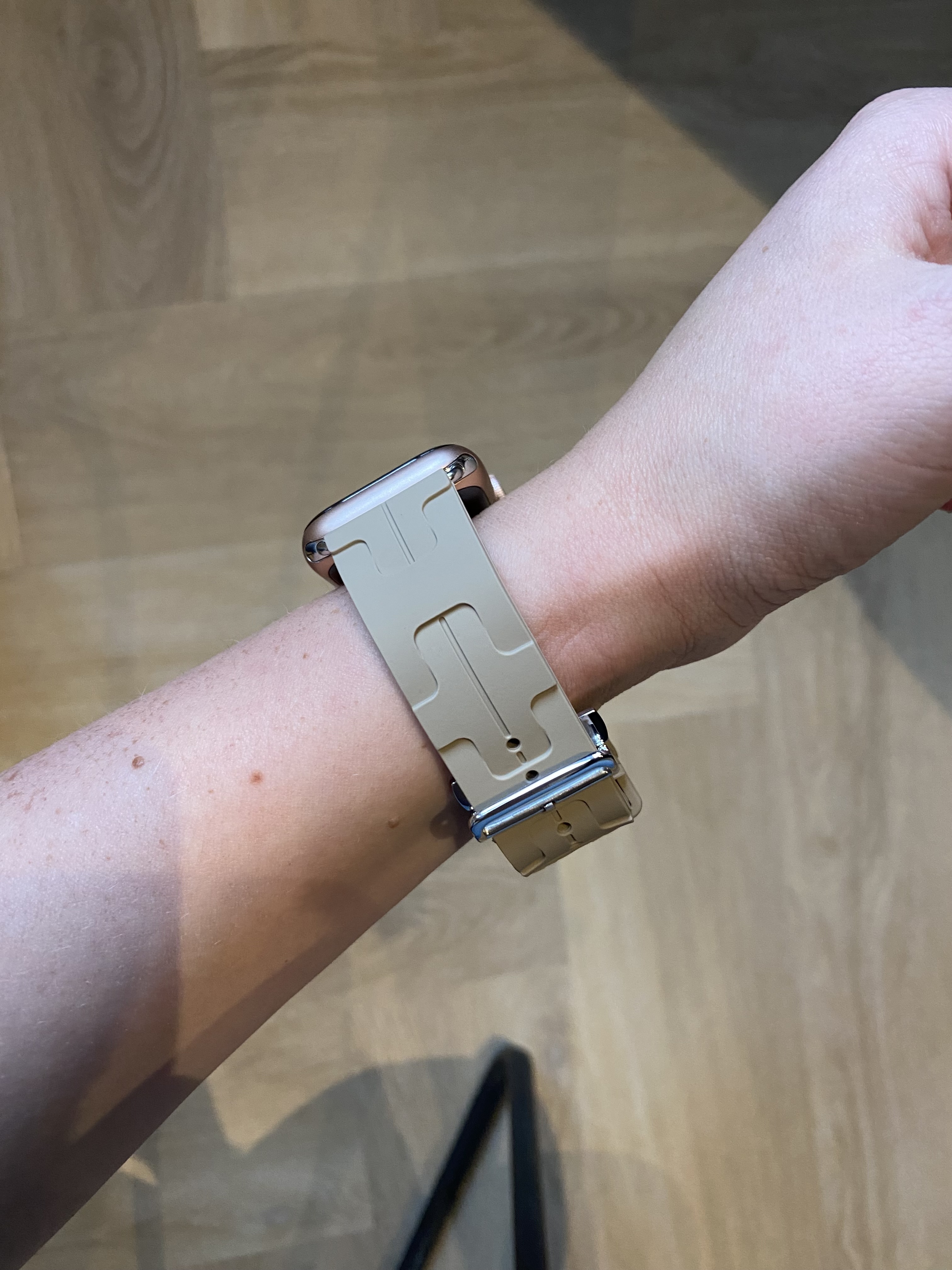Apple Watch sport Hermès kilim single tour (walnoot)